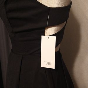 Tobi | Dresses | Nwt Tobi Black Mini Dress | Poshmark